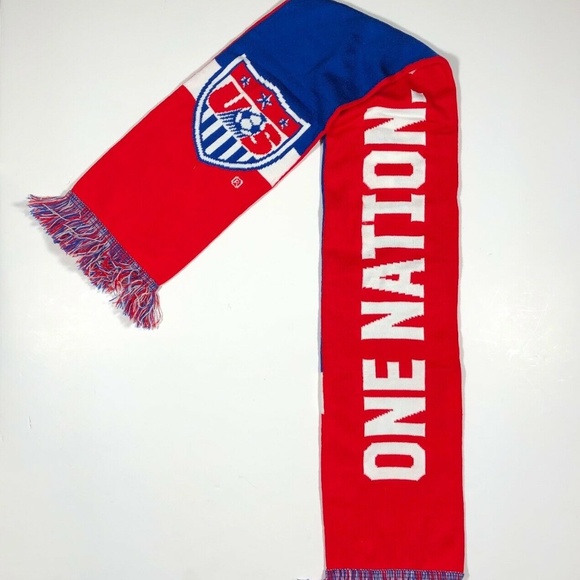 USA Soccer Red | Accessories | Usa Soccer Red Scarf One Team One Nation ...